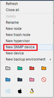 SNMP DEVICE - Creating an agent – RG System Help Center